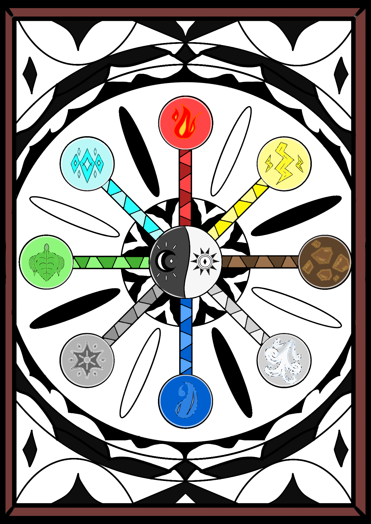 Elemental circle - ibisPaint