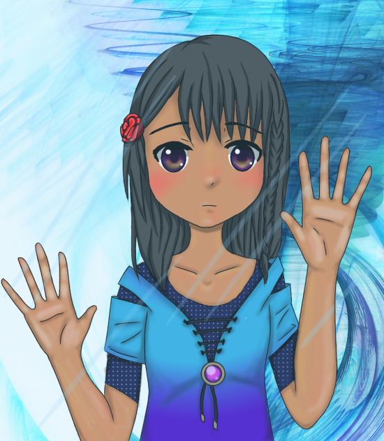 Atrás del cristal.. - ibisPaint