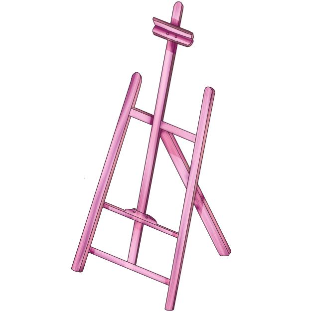 Pink easel - ibisPaint
