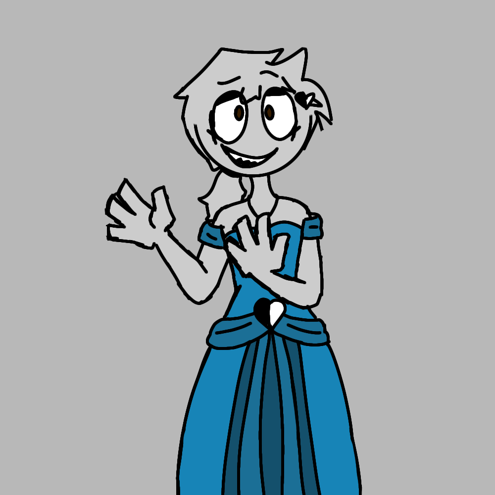 My YN in a princess dress - ibisPaint