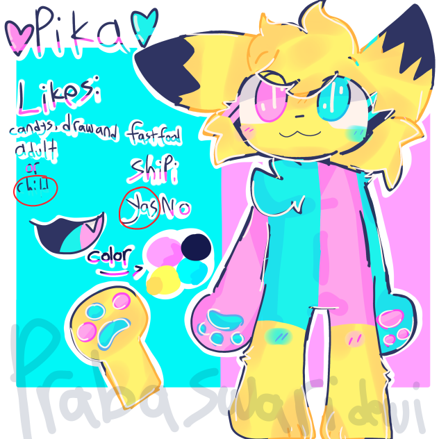 ref for pika - ibisPaint