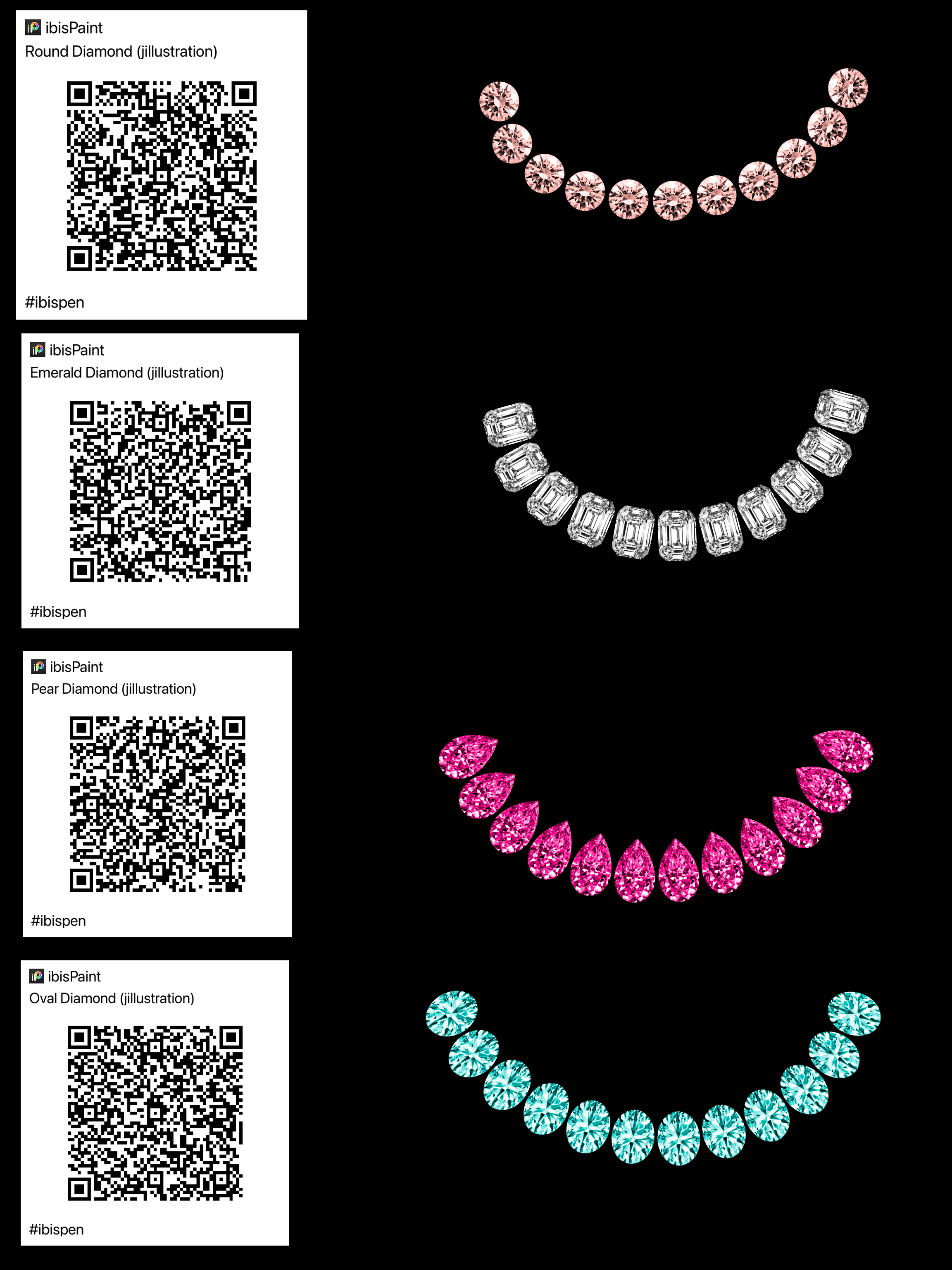 Diamonds 💎 - ibisPaint