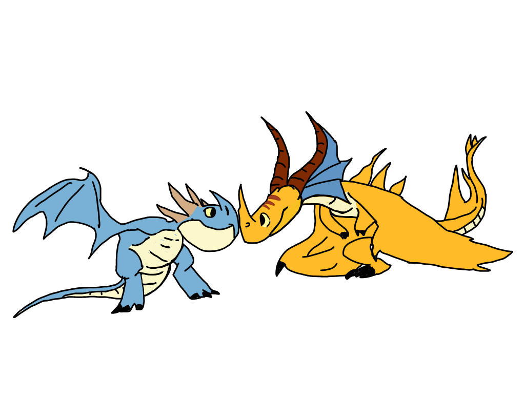 stormfly and garf - ibisPaint