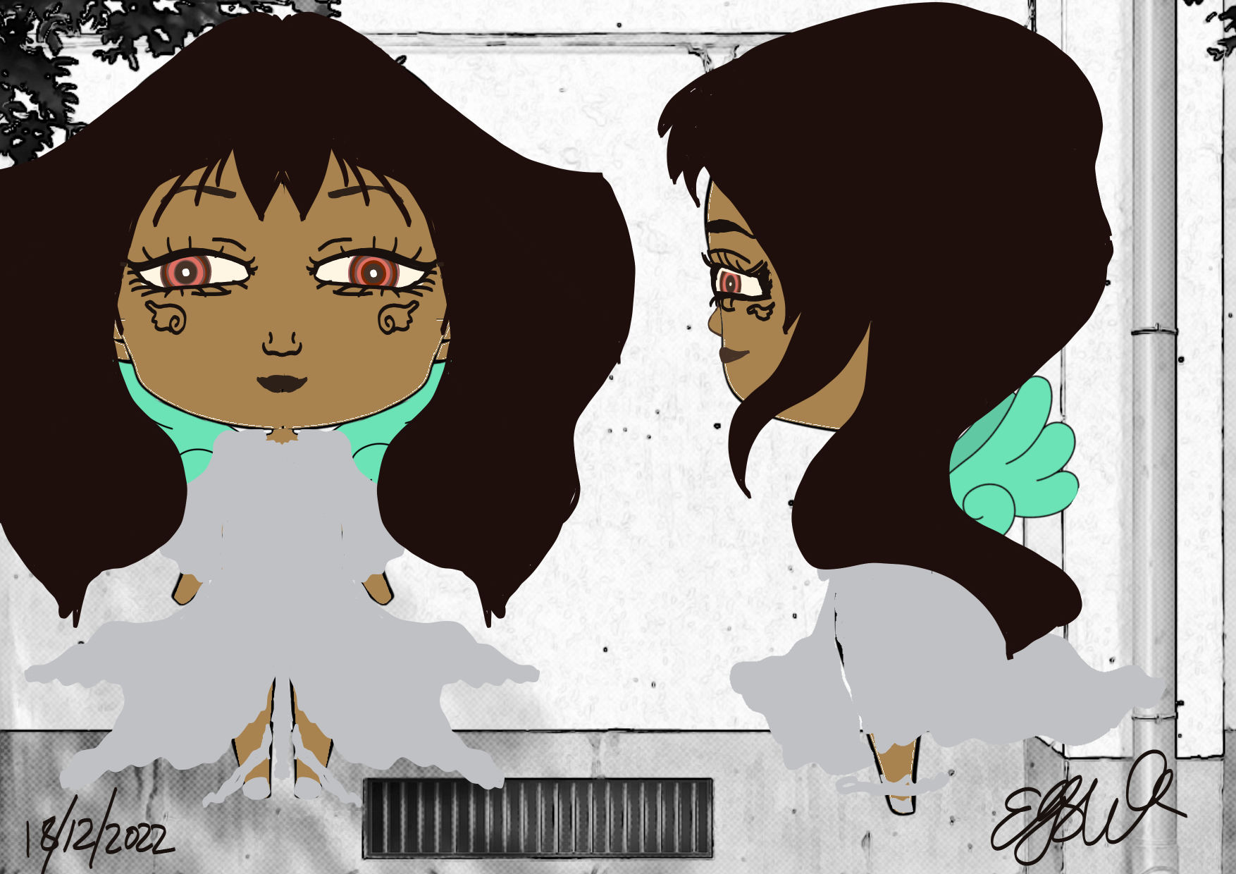 Free Fall Angel - ibisPaint