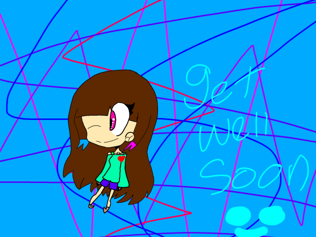 get well soon pinkie! - ibisPaint