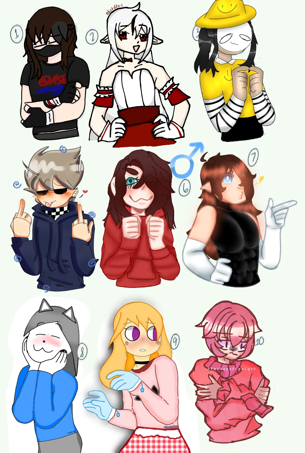 posing collab. - ibisPaint