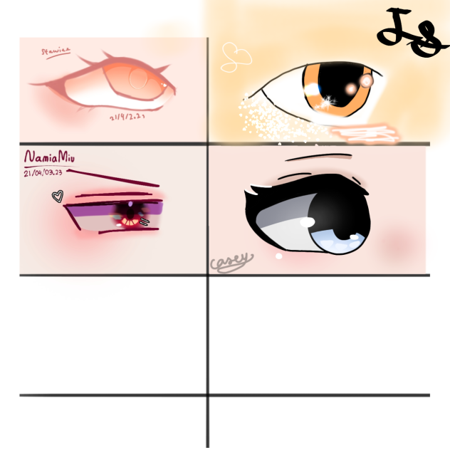 Yet another eye collab - ibisPaint