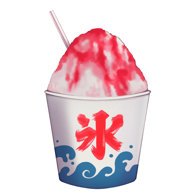 Shaved Ice Red - ibisPaint