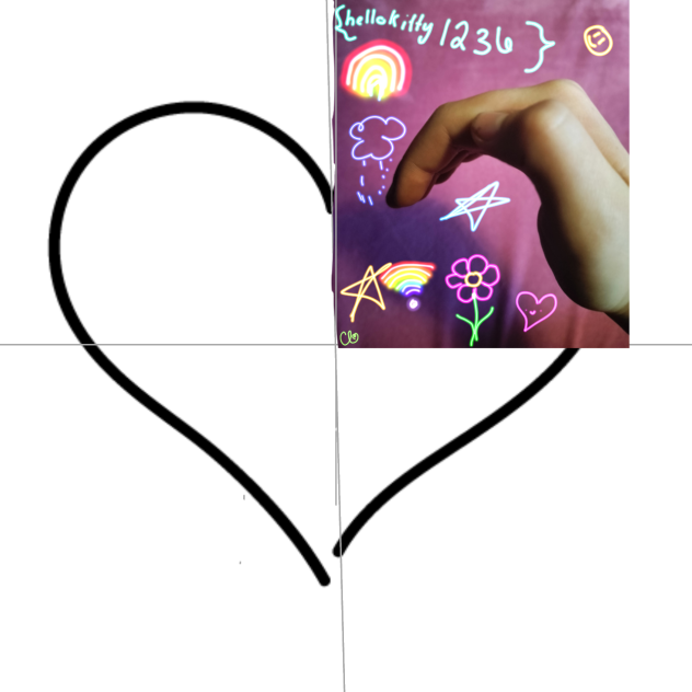 hand heart collab - ibisPaint