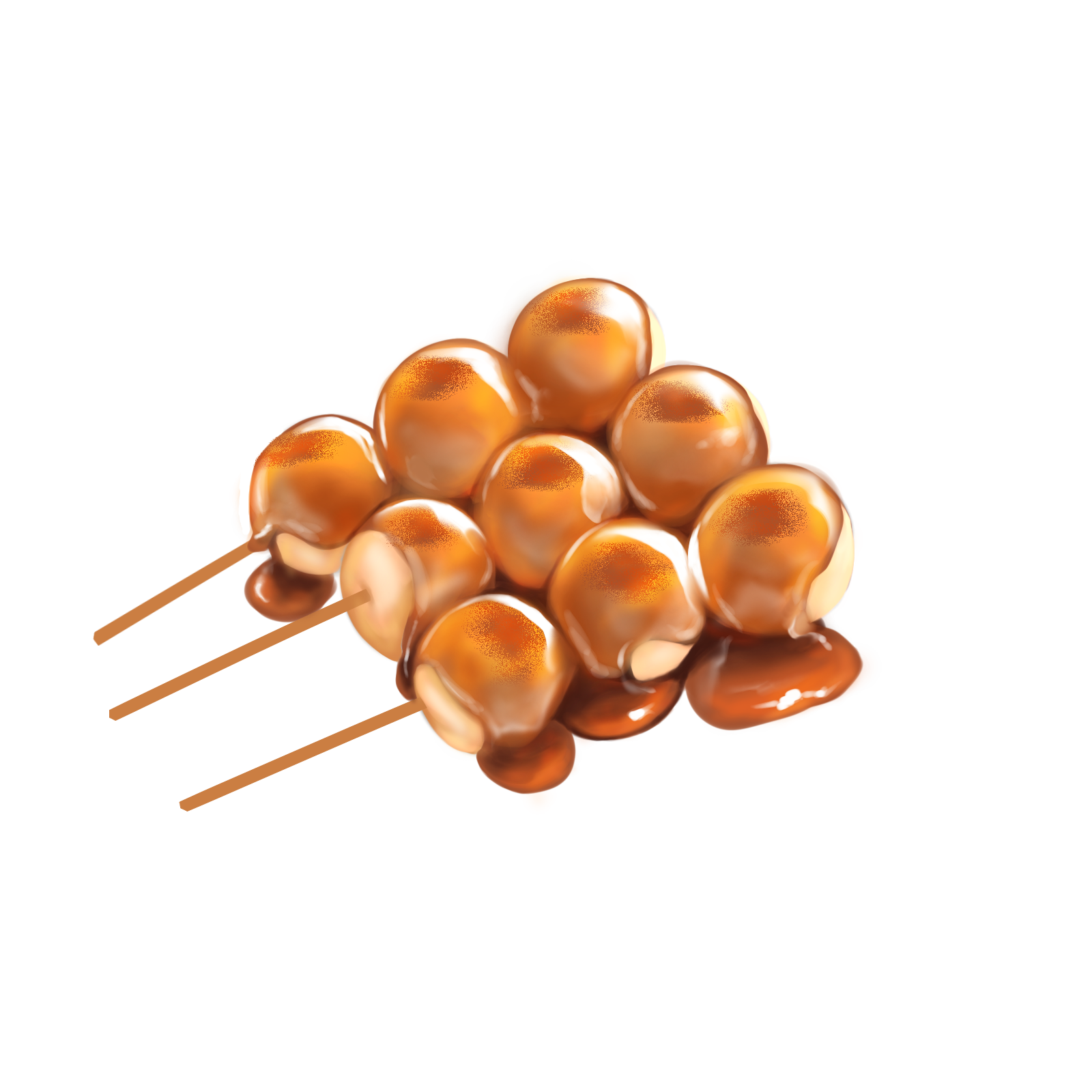 mitarashi dango - ibisPaint