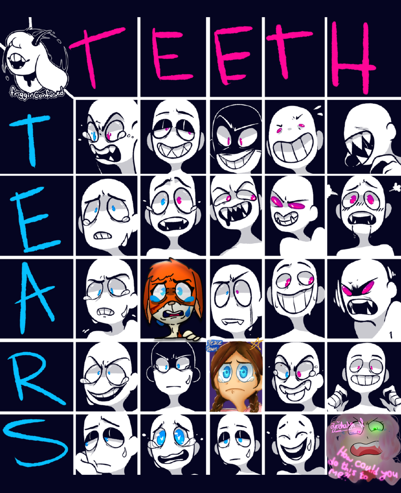 Teeth and tears - ibisPaint
