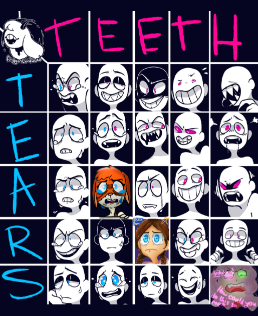 Teeth and tears - ibisPaint