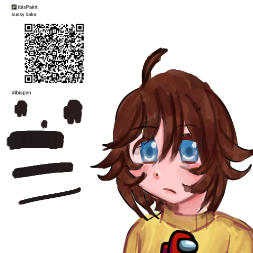 sussy amongus - ibisPaint