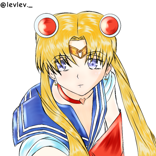 Sailor moon redraw challenge - ibisPaint