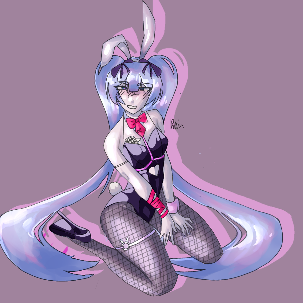 rabbit hole miku - ibisPaint