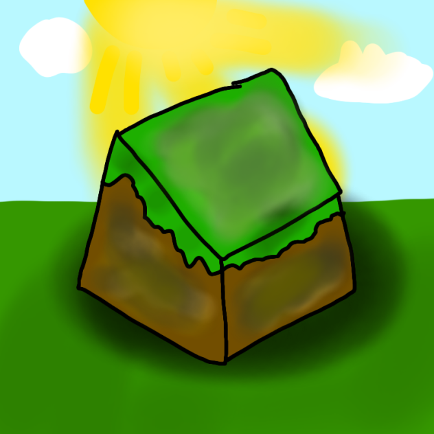 Minecraft Grass Block - ibisPaint