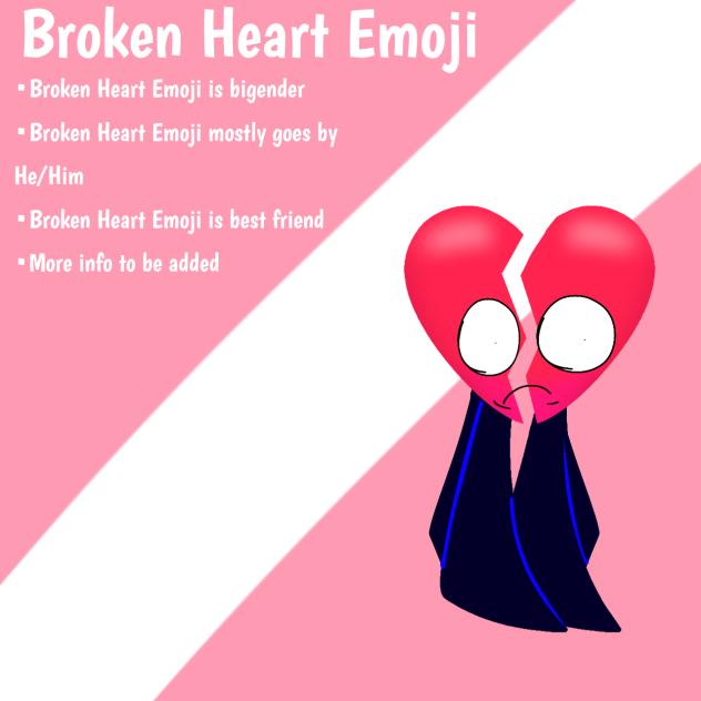 Broken heart Emoji - ibisPaint