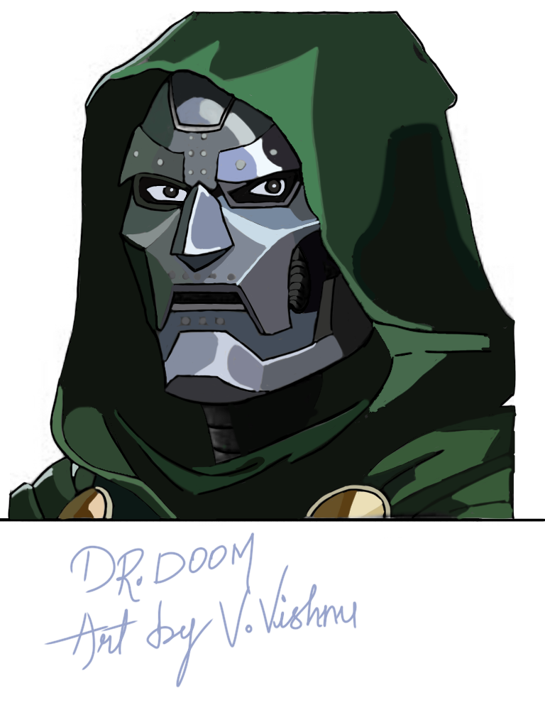 Dr.Doom Perfect Drawing 🥳🥳 - ibisPaint
