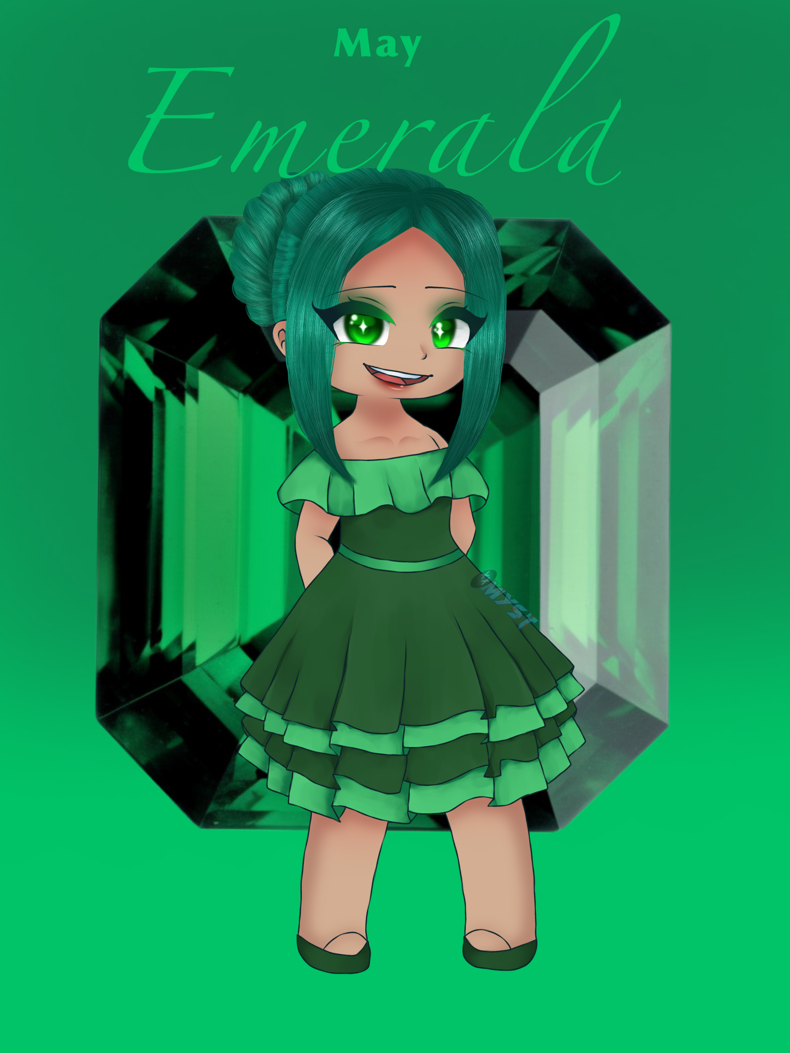Emerald birthstone series pt5 - ibisPaint