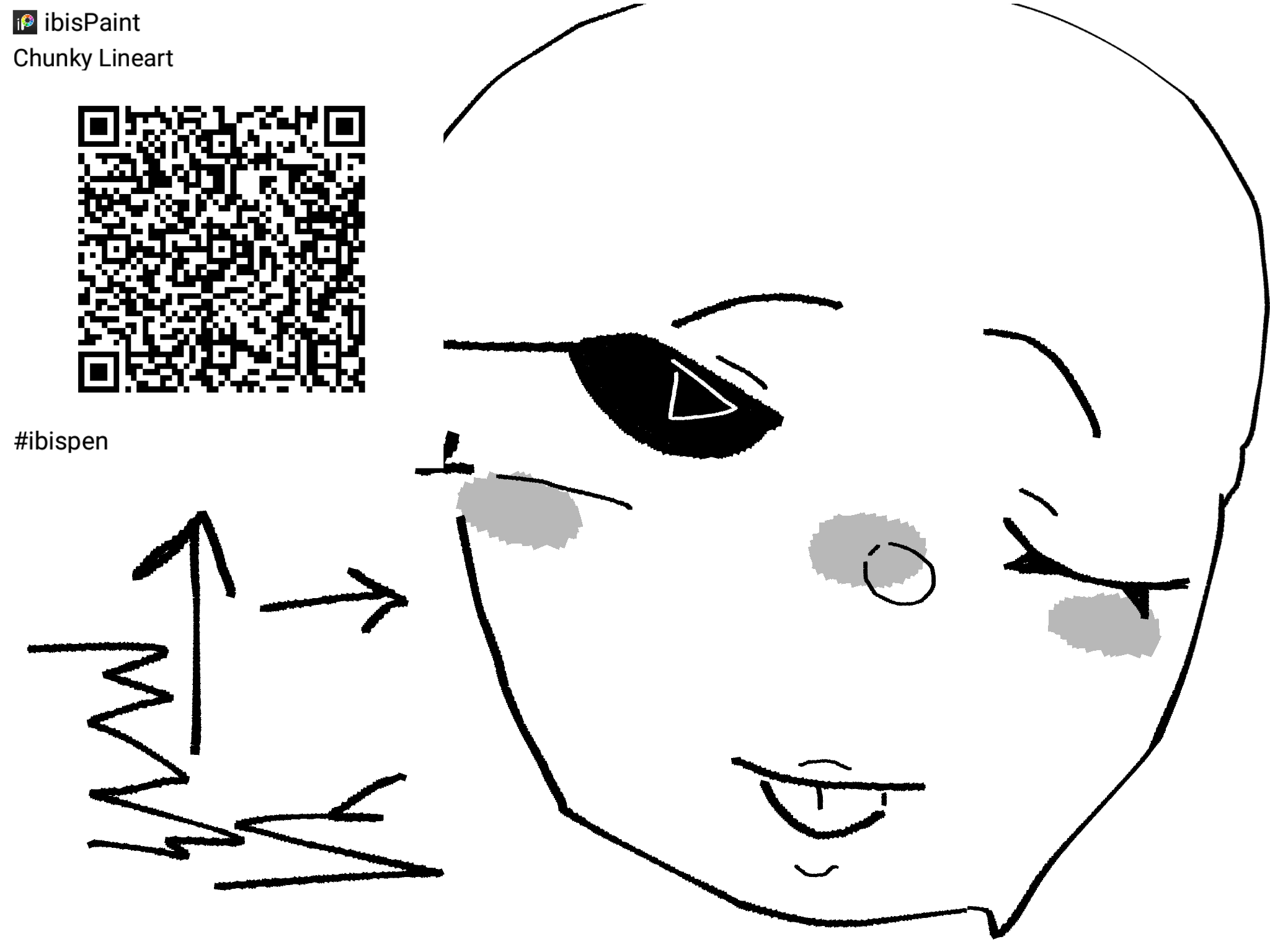 Chunky Brush. - ibisPaint