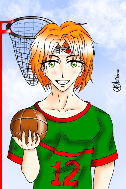 Playing Basketball - ibisPaint