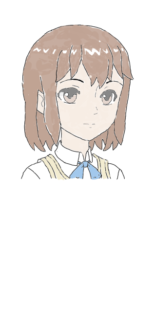 Trace out of a girl - ibisPaint