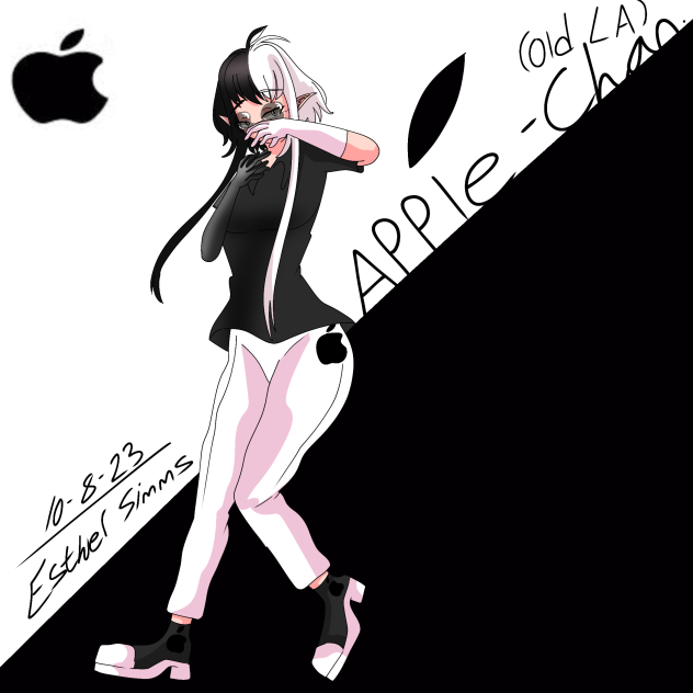Apple - Chan [OLD LINEART] - ibisPaint
