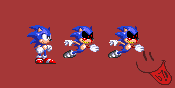 Sonic.exe Chase Sprites - ibisPaint