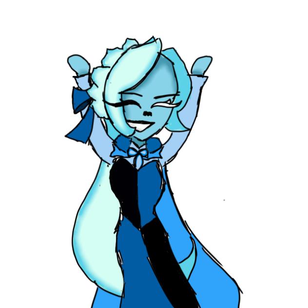 Lady in Azure (Shadow Milk) Dance - ibisPaint