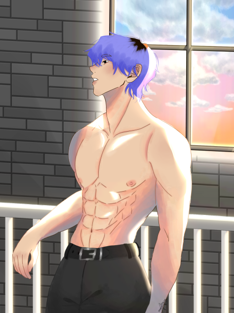 Through the window - ibisPaint