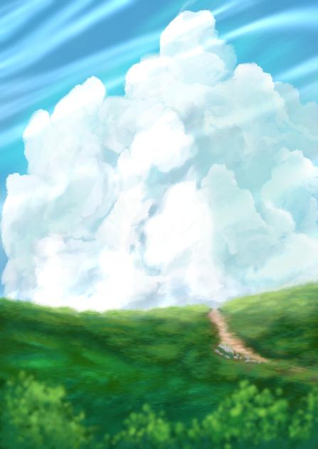 Cumulus cloud - ibisPaint