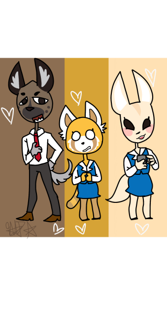 aggretsuko - ibisPaint