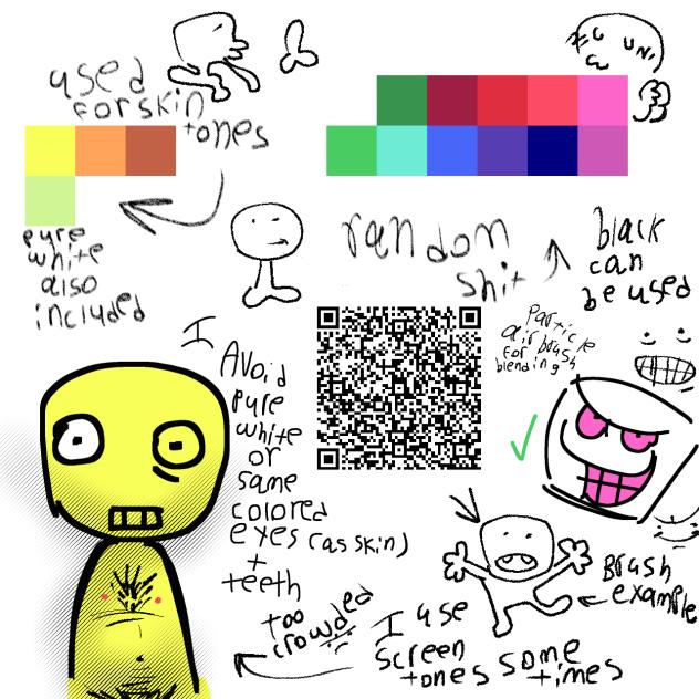 Updated guide on my color pallete and ho - ibisPaint