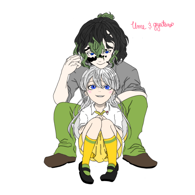 Ume and Gyutaro - ibisPaint