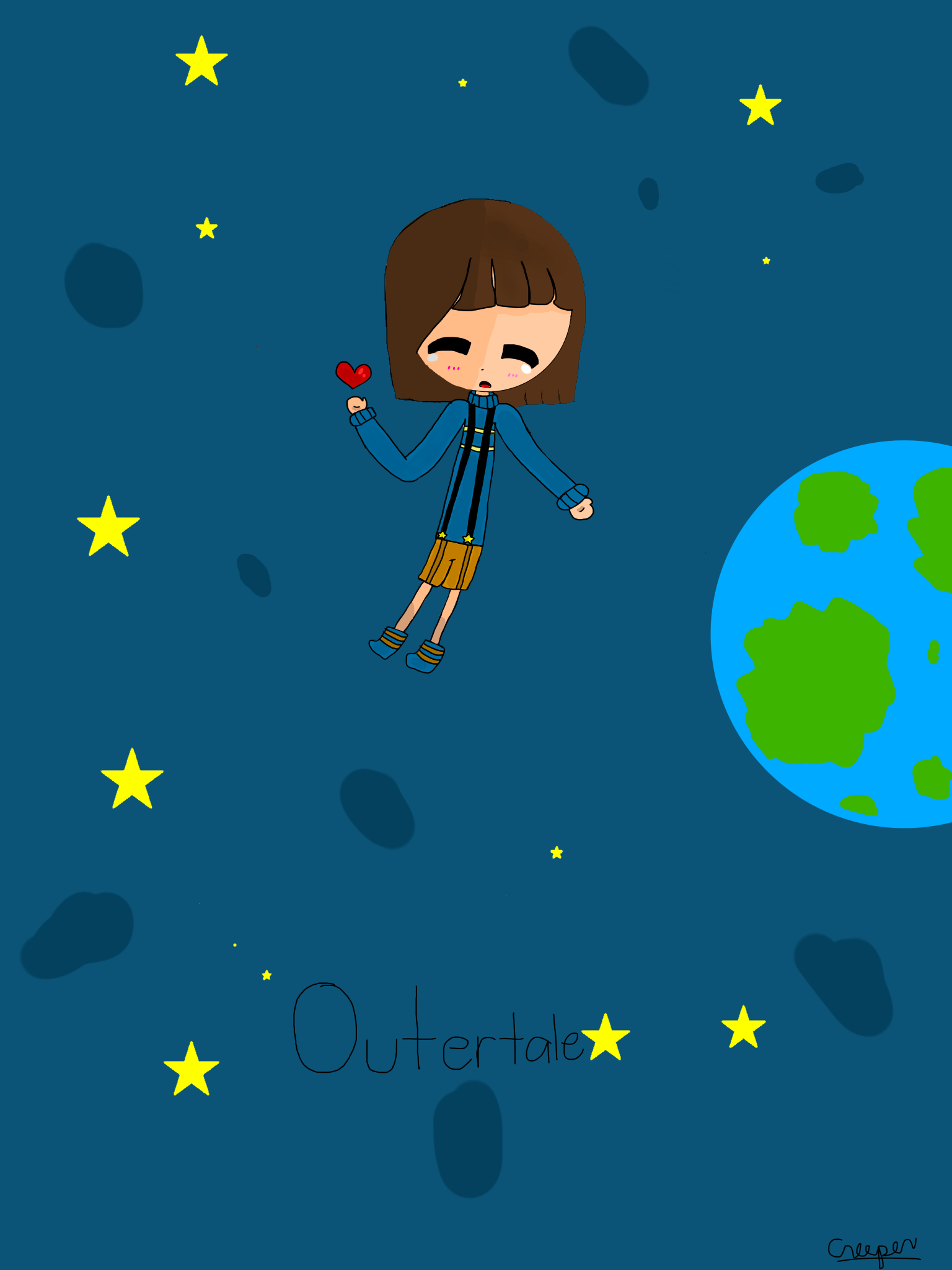 Outertale!Frisk - ibisPaint