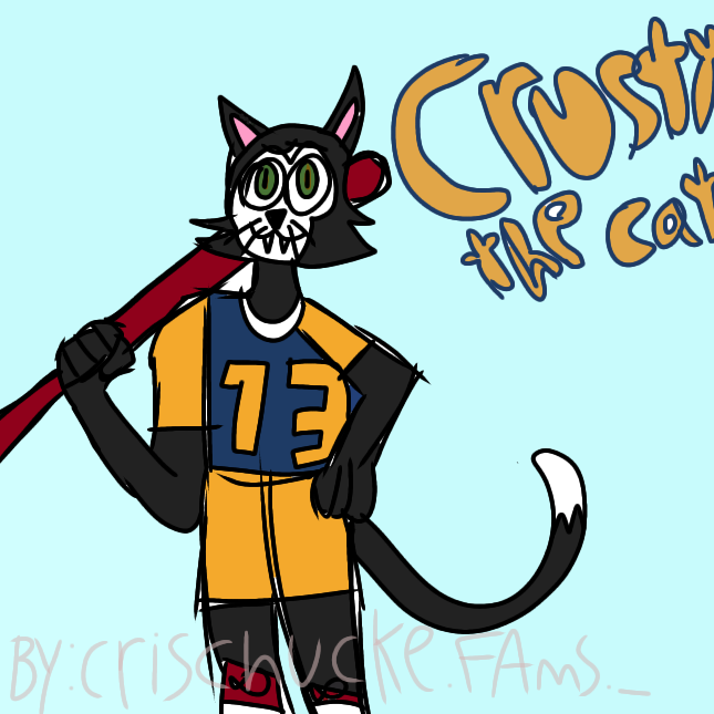 Crusty The Cat - ibisPaint