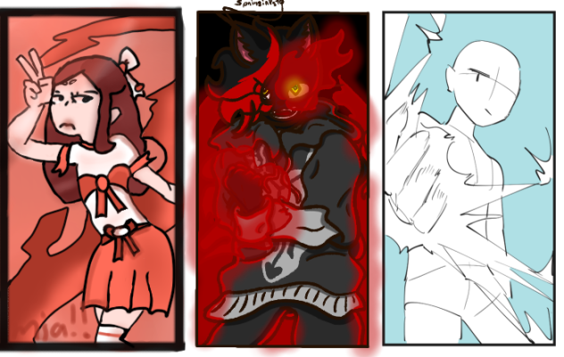 mega giga badass team collab - ibisPaint