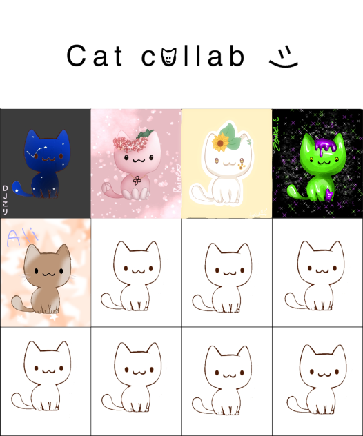 Cat collab - ibisPaint