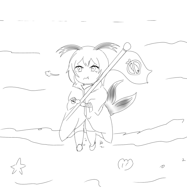 high tide- a small sardine - ibisPaint