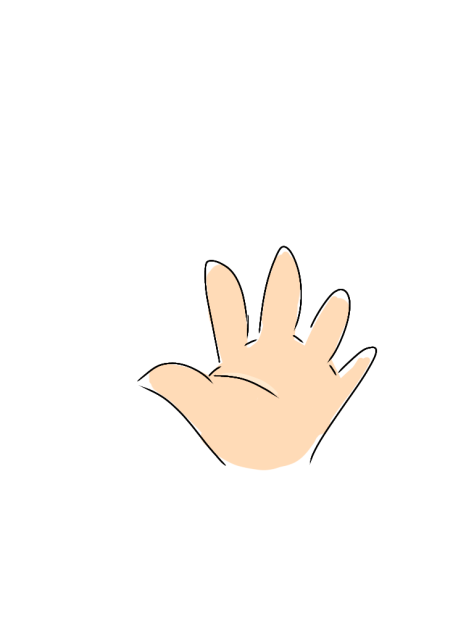 Drawing a hand UwU - ibisPaint