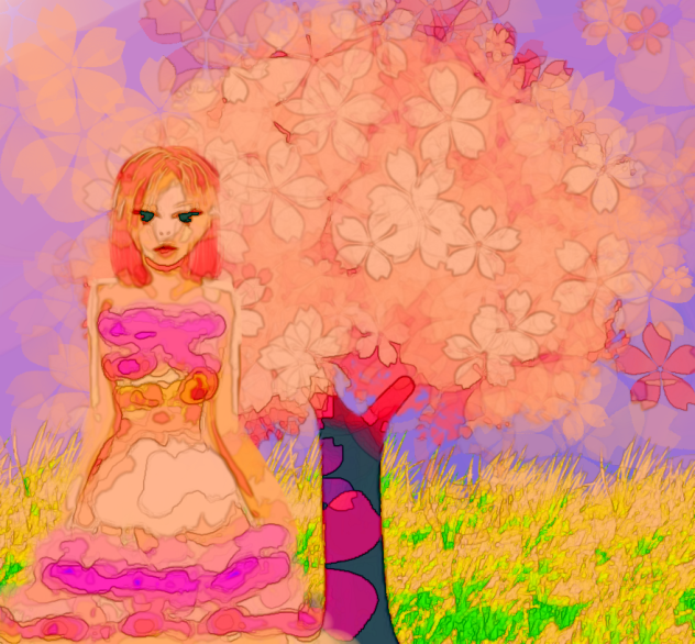 sakura tree🌸 - ibisPaint