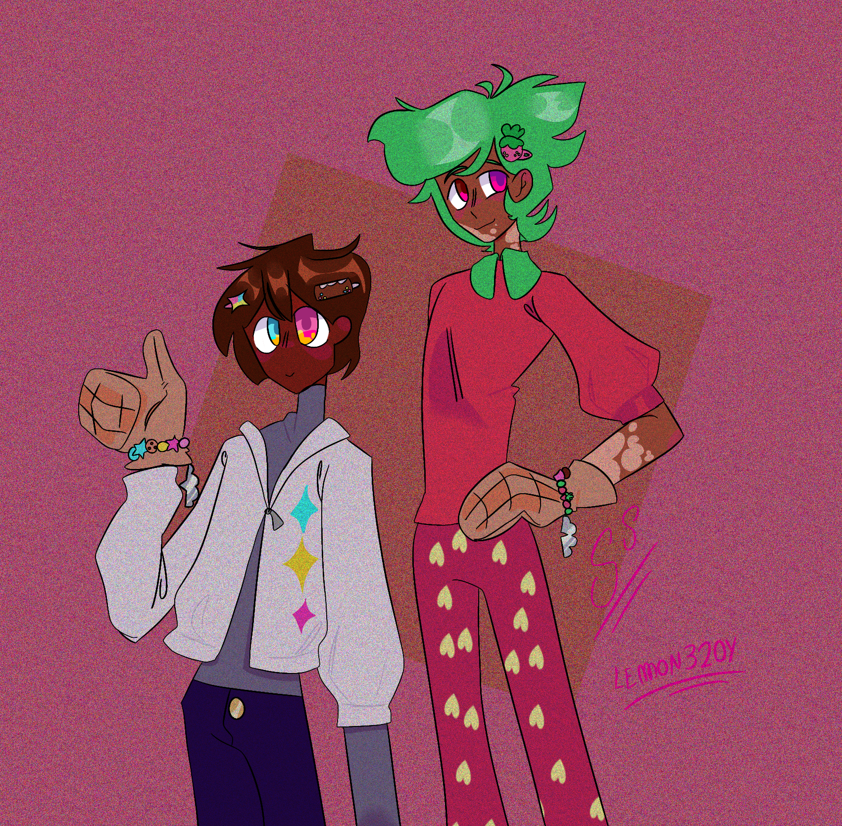 cosmo and sprout human version - ibisPaint