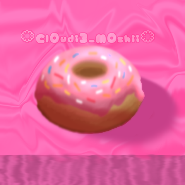 Semi Realistic Donut - ibisPaint
