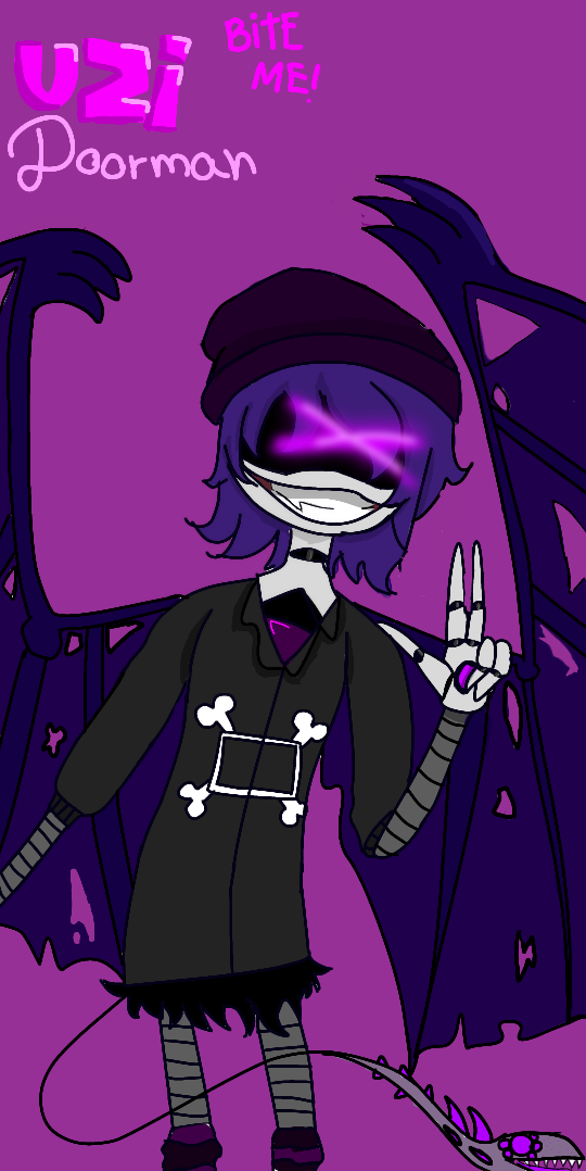 Solver Uzi(Zombie Drone) Uzi Doorman - ibisPaint