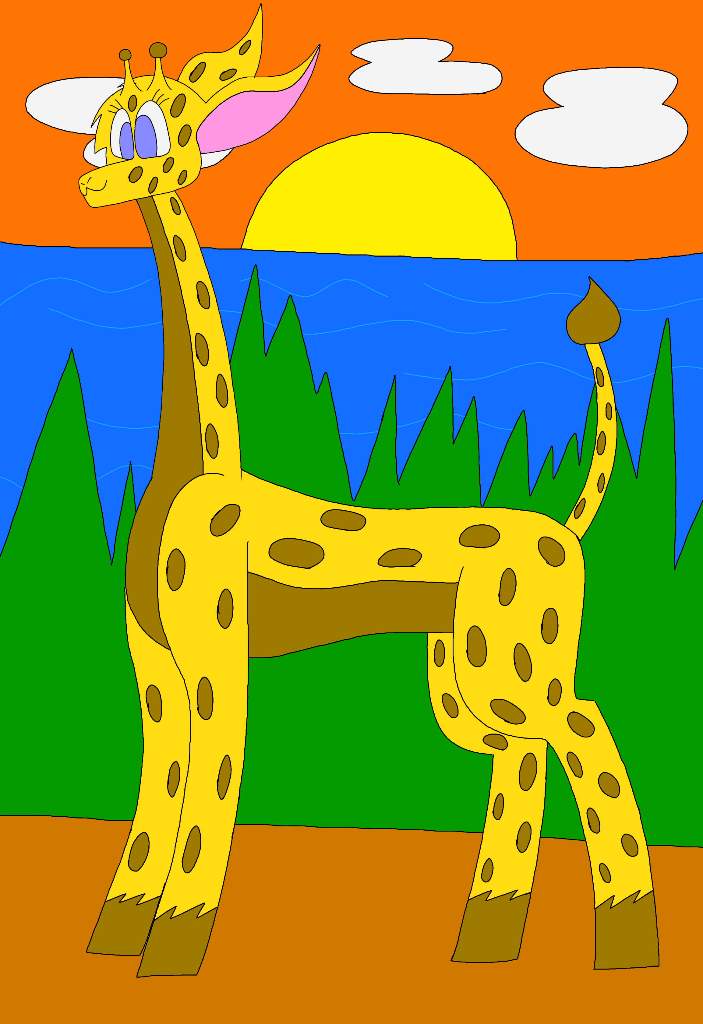 Giraffe - ibisPaint