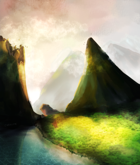 Summer landscape - ibisPaint