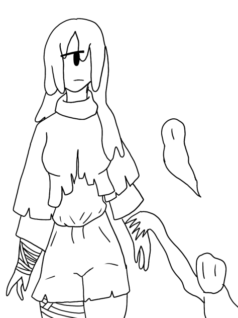 Quick sketch of Misaki and (insert name - ibisPaint