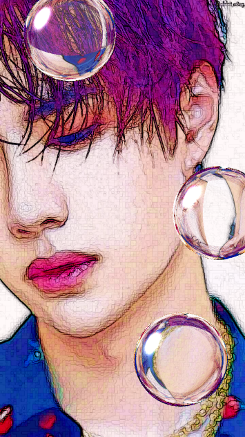 Posterized WANG YIBO - ibisPaint