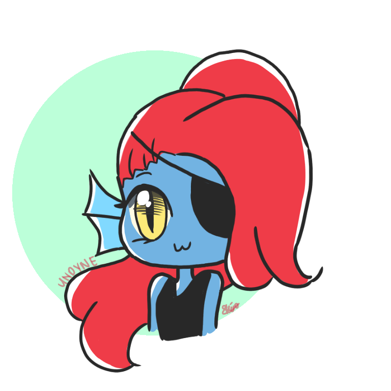 Undyne Undertale - ibisPaint