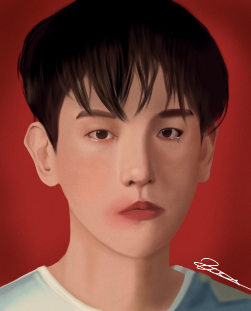 Exo Baekhyun Realistic Portrait - ibisPaint